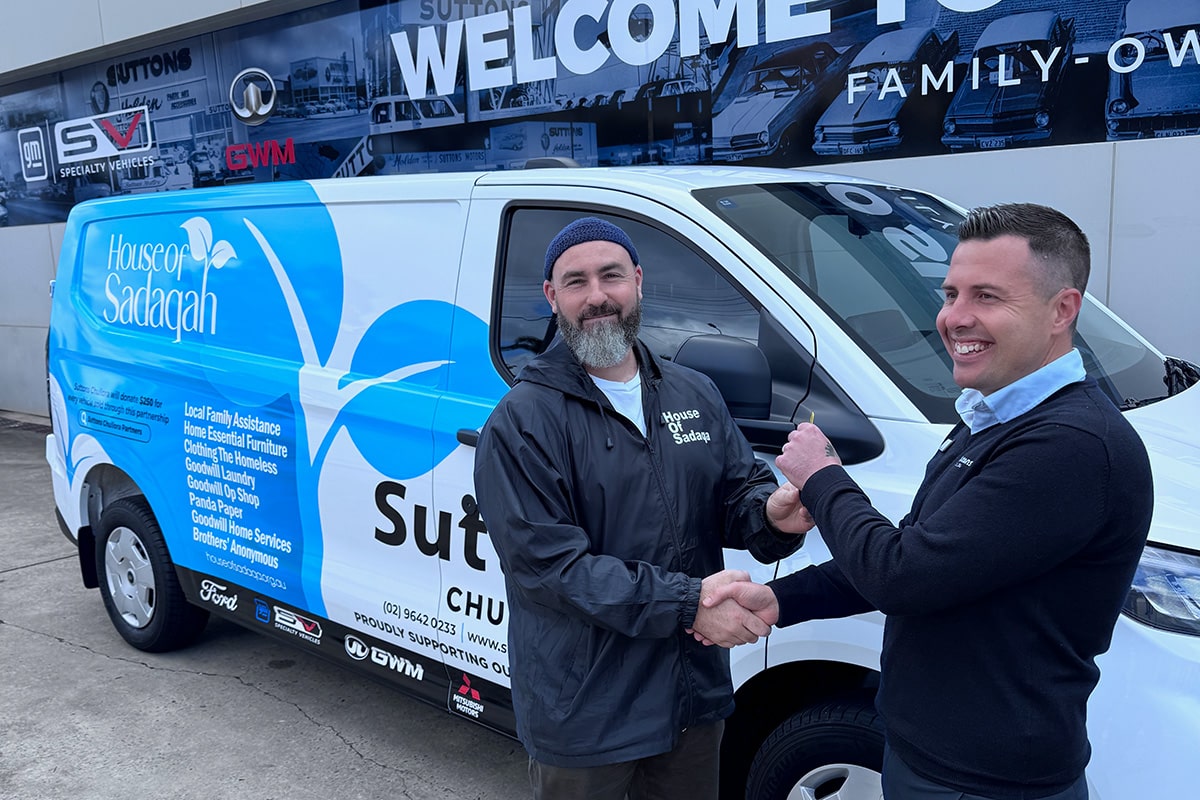 House of Sadaqa Receives Generous Support from Suttons Chullora with Donation of Two Ford ...